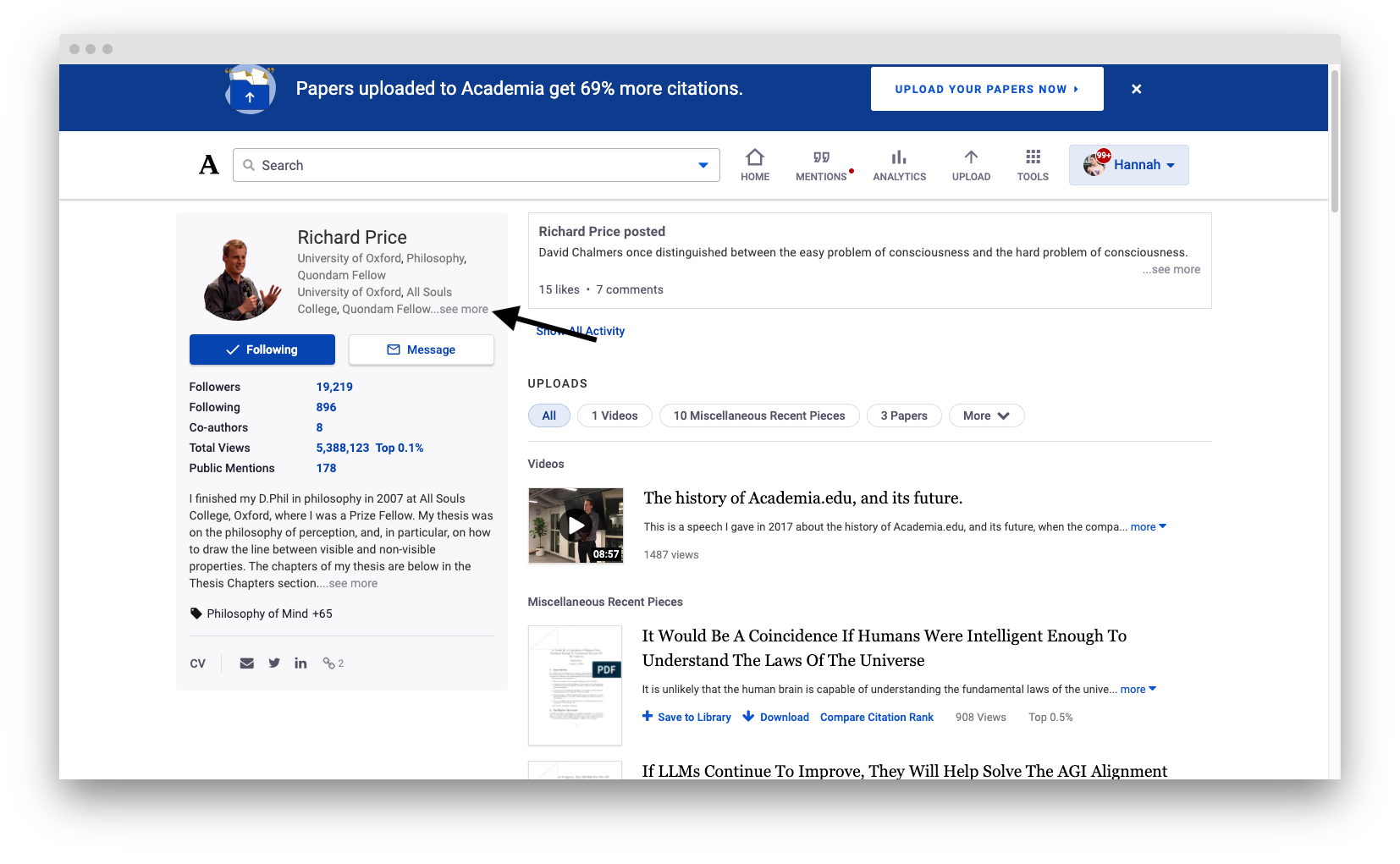 Adding or Editing Your Affiliation – Academia