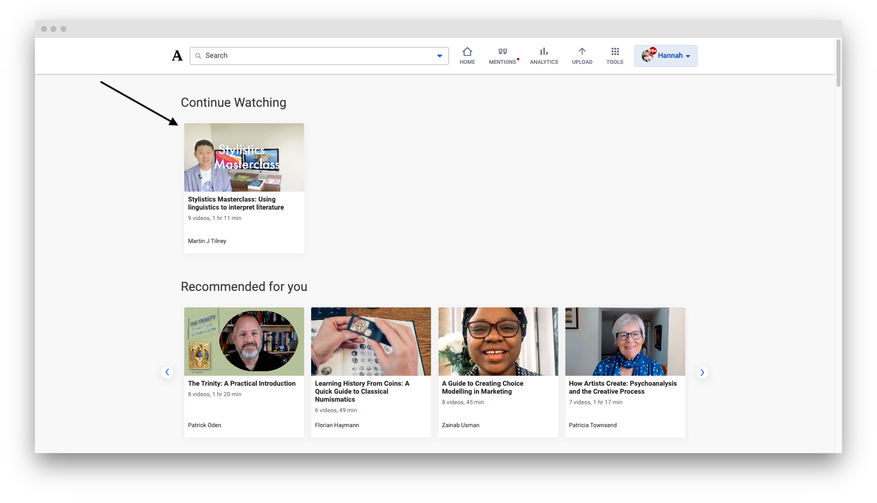 How do I Watch Courses? – Academia Support