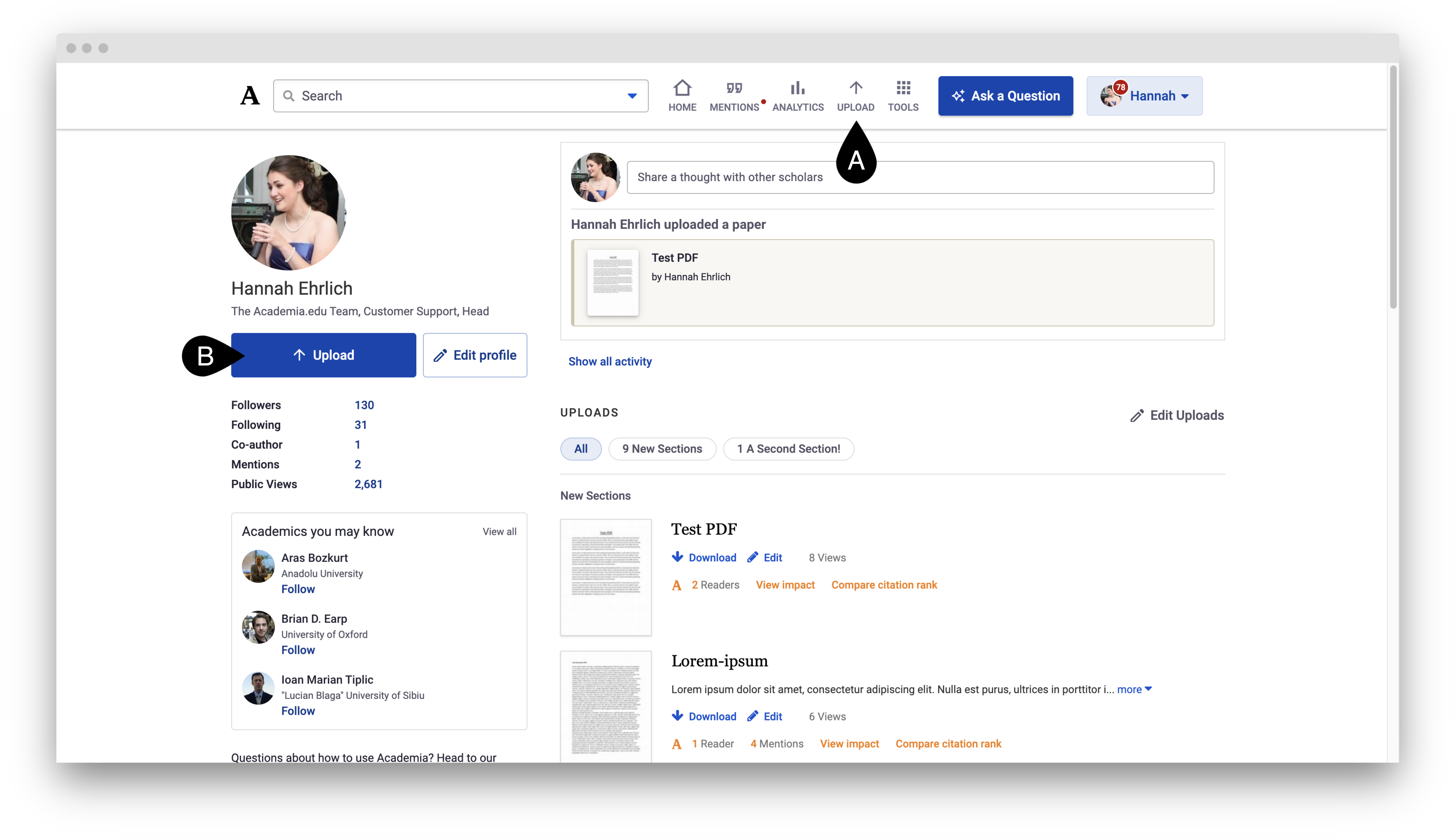 How do I add a single document? – Academia Support