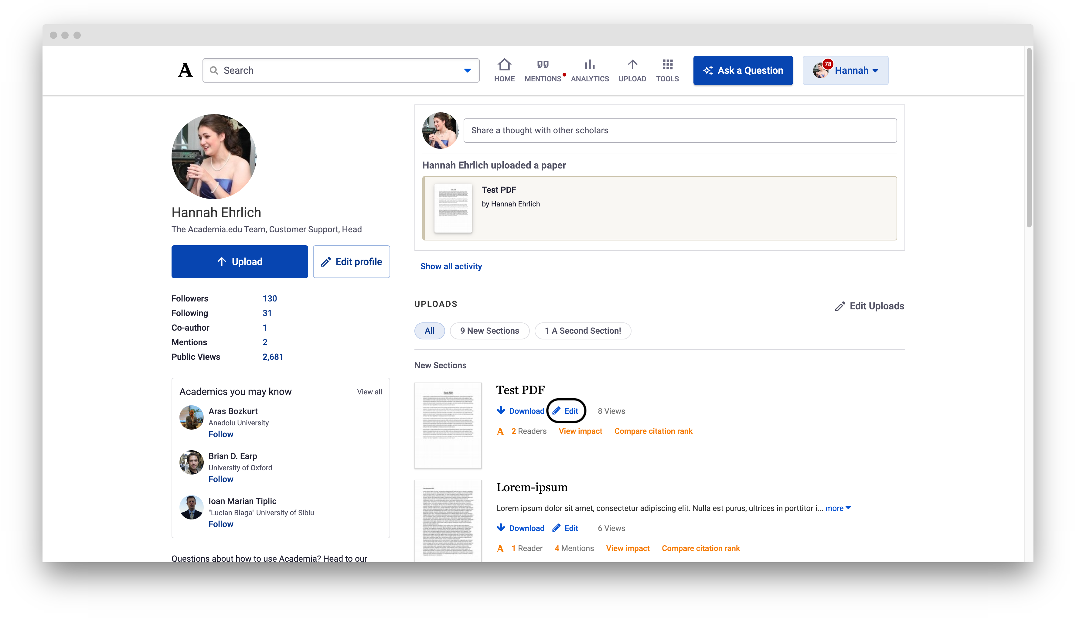 Editing Your Paper's Full Text or Copy (Attachment) – Academia Support